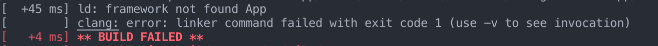 Ld Framework Not Found App · Issue 50638 · Flutterflutter · Github 5062