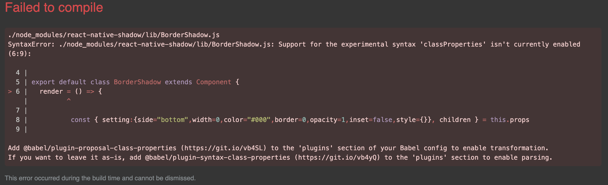 Babel's configration file is not loading in · Issue #1799 · necolas/react-native-web · GitHub