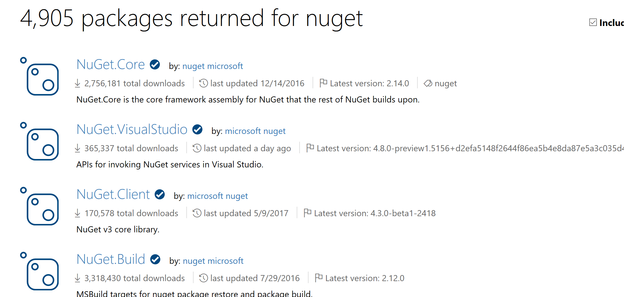 Search v3 is missing the publish date · Issue #5874 · NuGet/NuGetGallery · GitHub