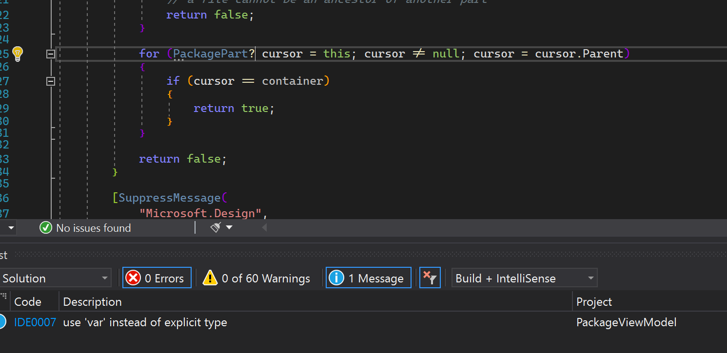 Invalid suggestion: use var instead of explicit type · Issue #39313 · dotnet/roslyn · GitHub