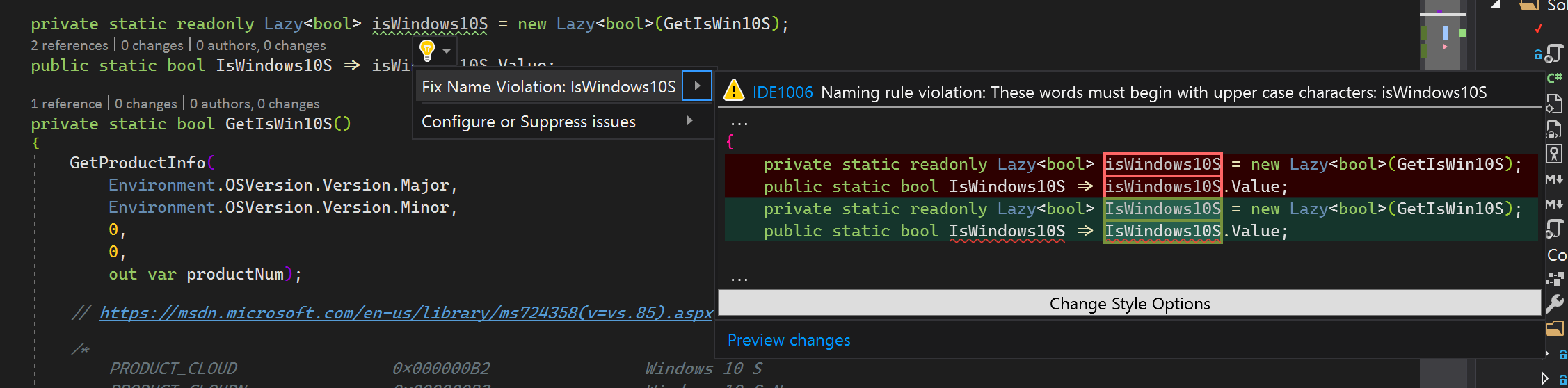 Naming Rule Fix Generates Code With Errors · Issue 39317 · Dotnetroslyn · Github