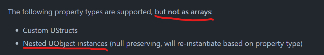 Hello,how can i save TArray in GameInstance ? · Issue #33 · sinbad/SPUD · GitHub