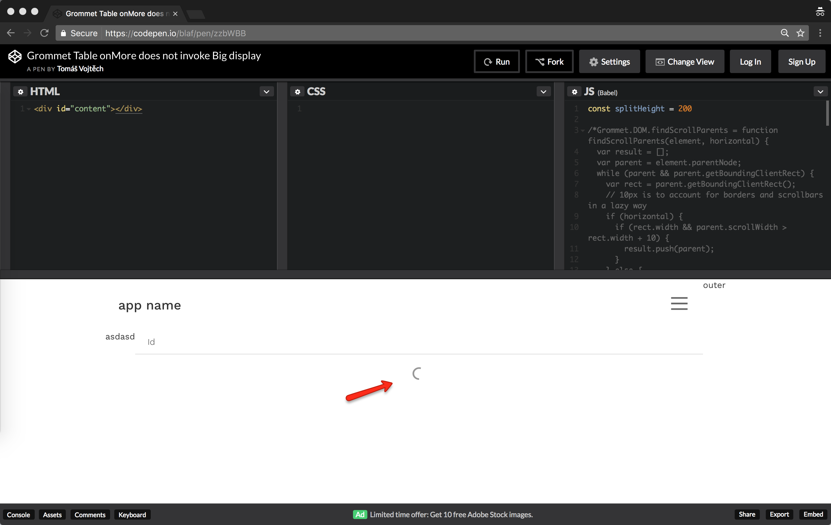 Table#onMore not called in nested Splits · Issue #1428 · grommet/grommet · GitHub