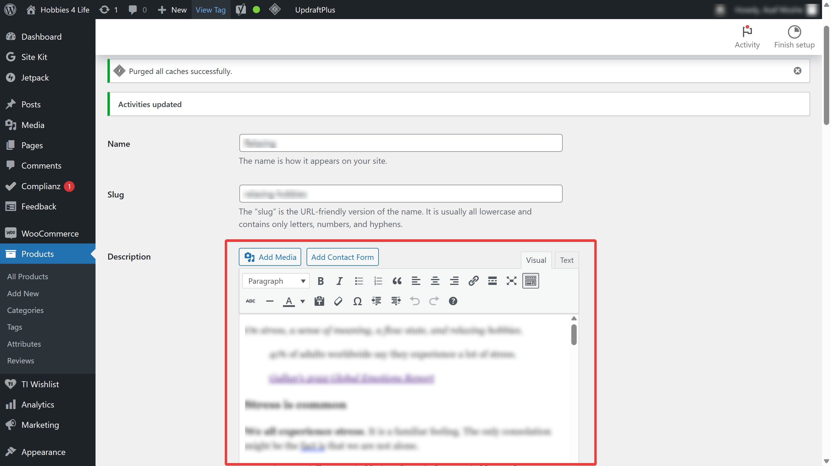 Enable Block Editor For Attribute Term Archive Pages · Issue 38811 · Woocommerce Woocommerce