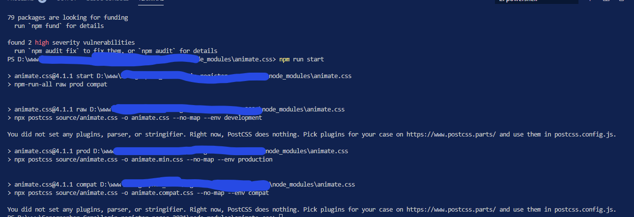 Custom build does not work on windows? v4.1.1 · Issue #1307 · animate ...