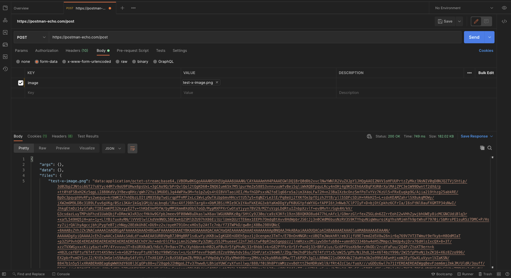 Not able to send images as part of form-data · Issue #9859 ...
