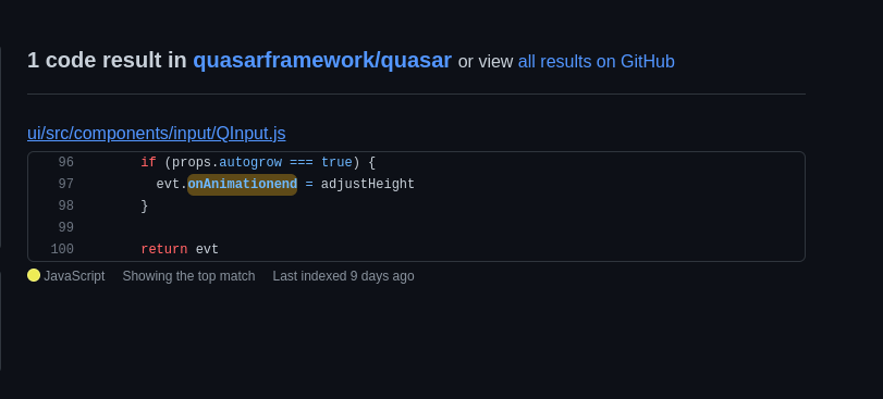 `QDrawer`'s animation prevents correct calculation on the `autogrow` property of `QInput ...