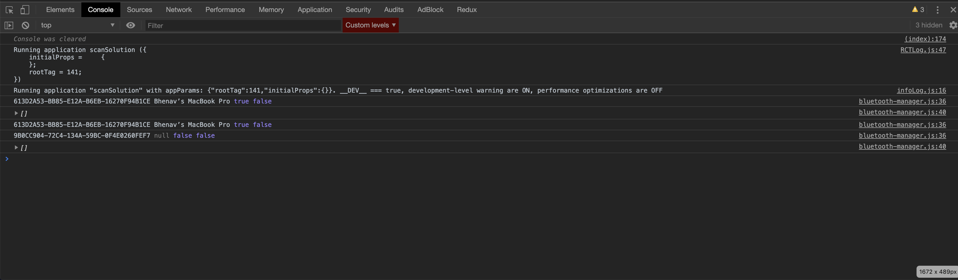 connected devices not found! · Issue #399 · dotintent/react-native-ble-plx · GitHub
