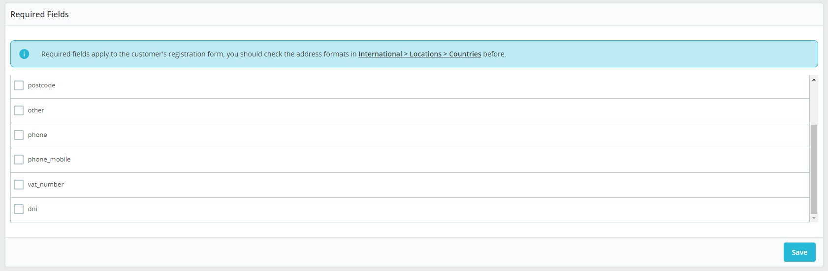 BUG displaying "dni" field in address form which country has not dni field set · Issue #30450 ...