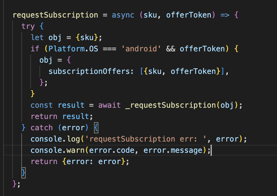 Documentation getSubscriptions parameters · Issue #1925 · hyochan/react ... Documentation getSubscriptions parameters · Issue #1925 · hyochan/react ...