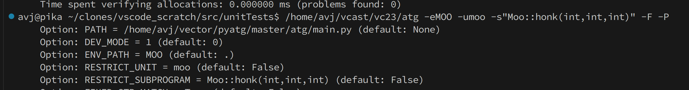 ATG is broken when dealing with parameterisation · Issue #45 · vectorgrp/vector-vscode-vcast ...
