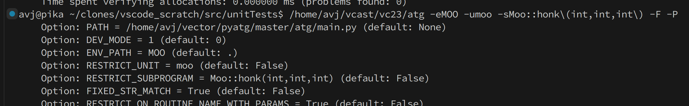 ATG is broken when dealing with parameterisation · Issue #45 ...