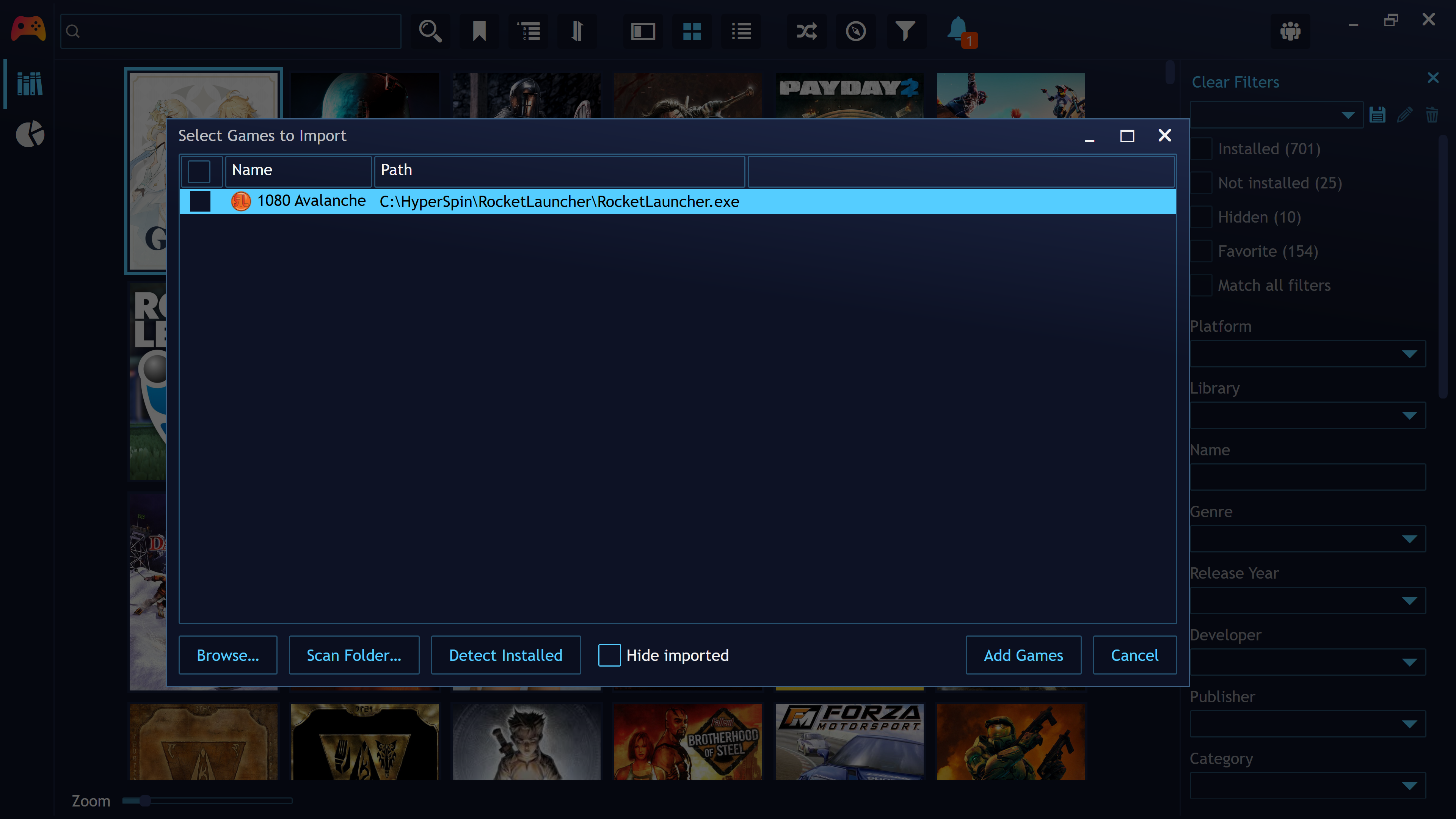 Unable to import games requiring commandline, only workaround yields the oddest error I've ...