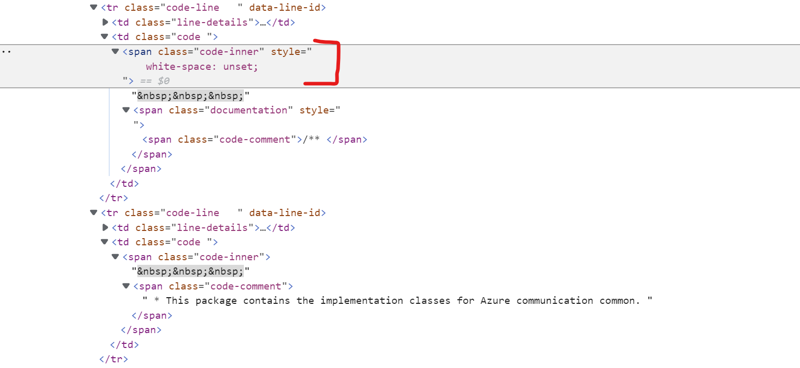 Apiview Reference Docs Have Too Much Padding On First Line · Issue 3804 · Azure Azure Sdk Tools