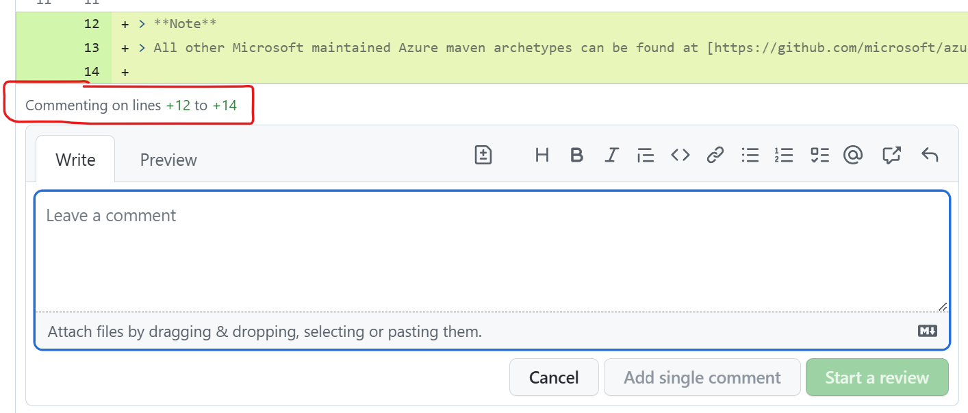 [APIView] Add support for commenting on multiple lines of API · Issue #5546 · Azure/azure-sdk ...