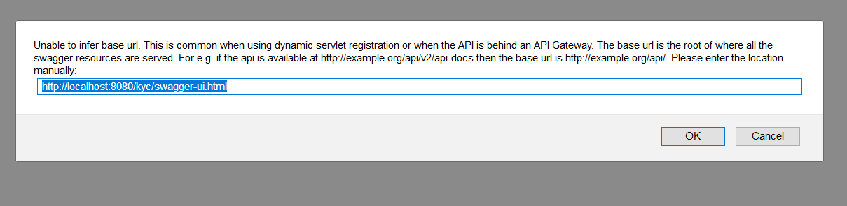 swagger loops on startup with invalid url · Issue #1815 · springfox/springfox · GitHub
