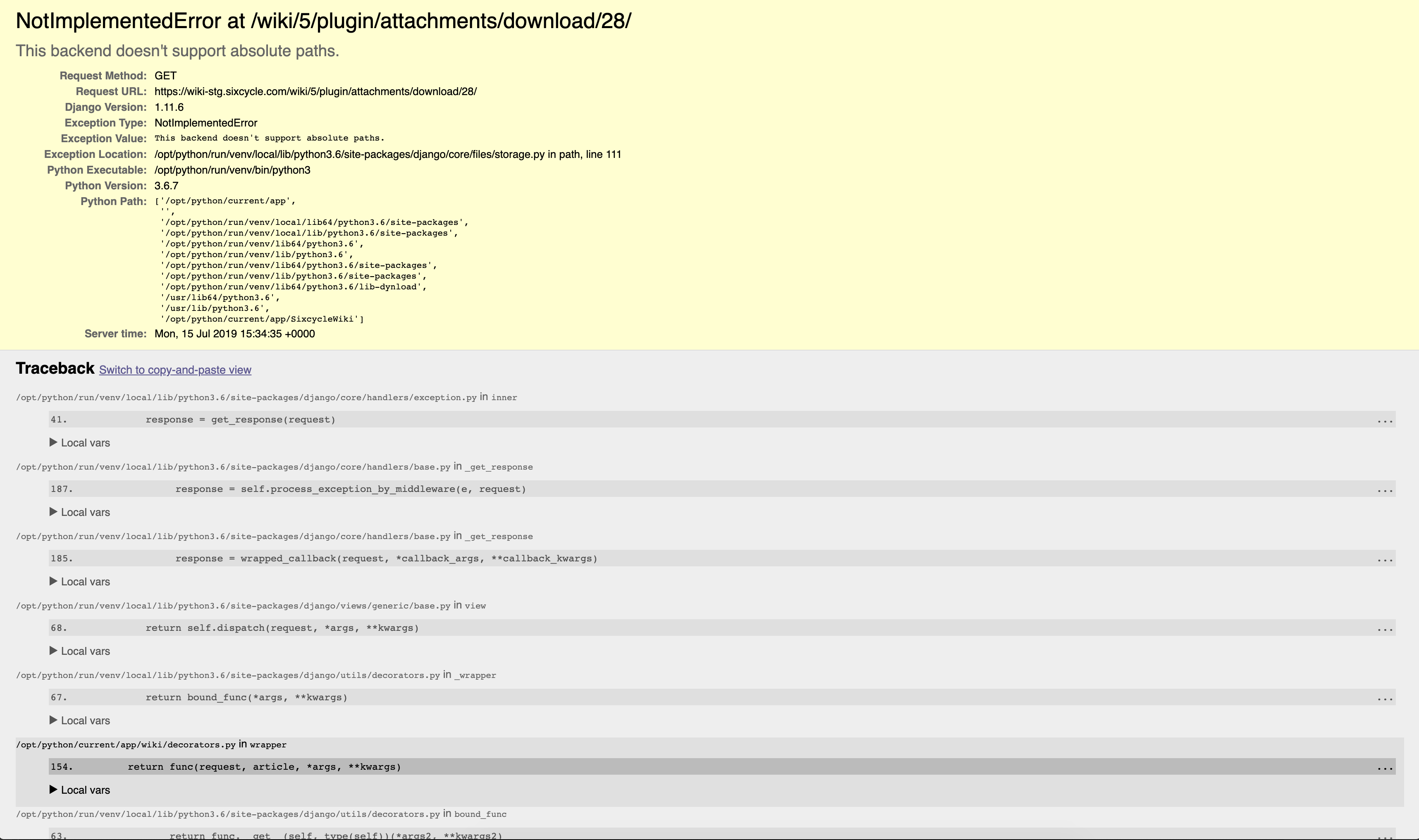 Moving Attachments Storage - Error · Issue #959 · django-wiki/django-wiki · GitHub