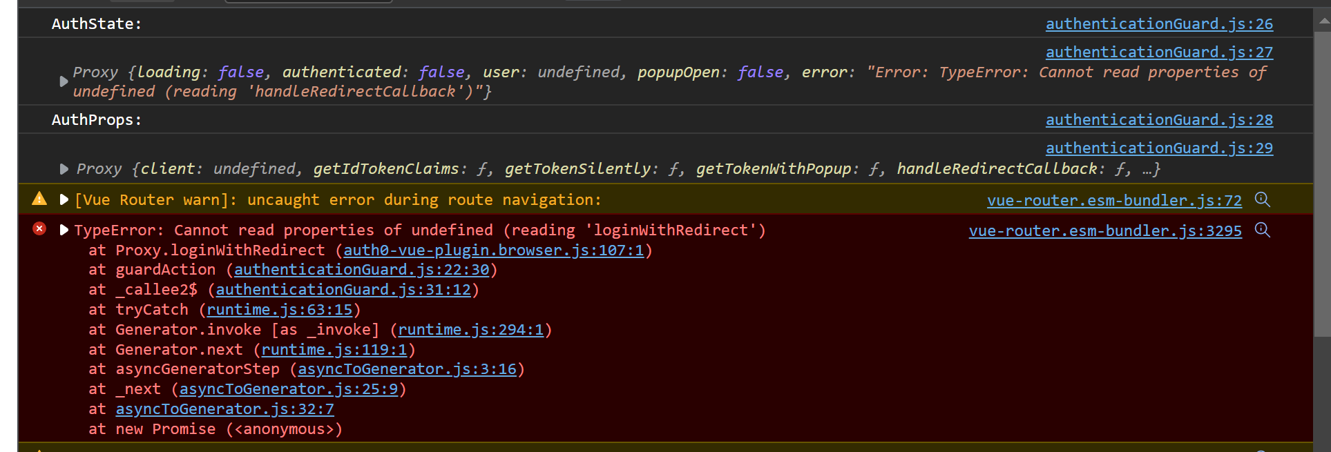 Client undefined on first page load · Issue #381 · jnt0r/vue-auth0-plugin · GitHub