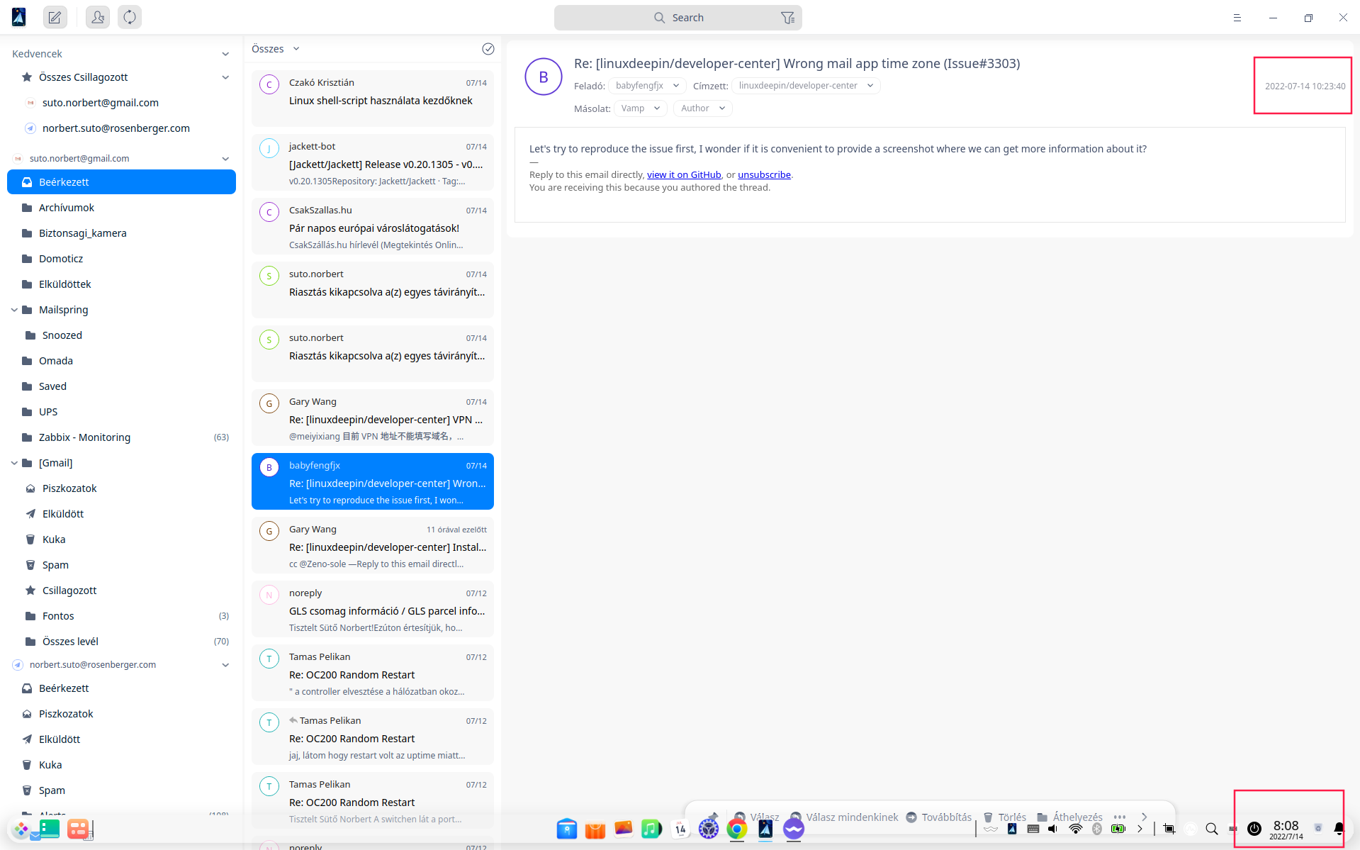 Wrong mail app time zone · Issue #3303 · linuxdeepin/developer-center · GitHub