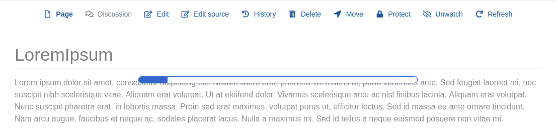 VE progress bar doesn't show up when editing or saving a page · Issue #1 · ProfessionalWiki ...