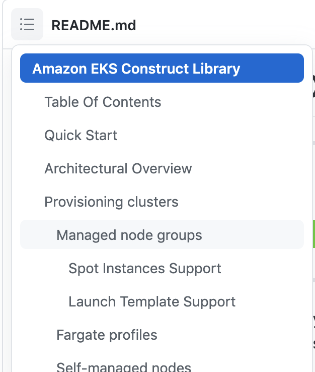 Implement: Package page: package data area - navigation area · Issue #44 · cdklabs/construct-hub ...