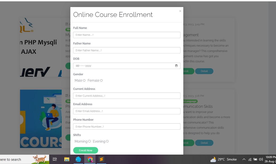 GitHub - CodeZohaib/AcademyManagementSystem: Welcome to the Web Application Academy Management ...
