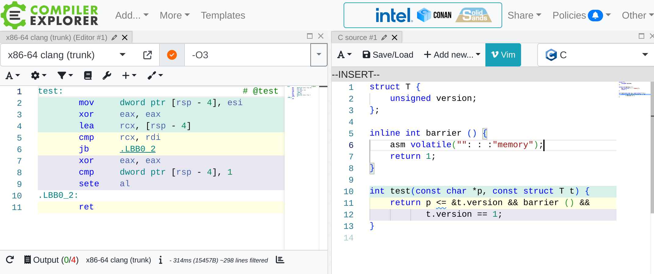 [sanitize] segfault in sanitize code may need a memory barrier. · Issue #4478 · harfbuzz ...