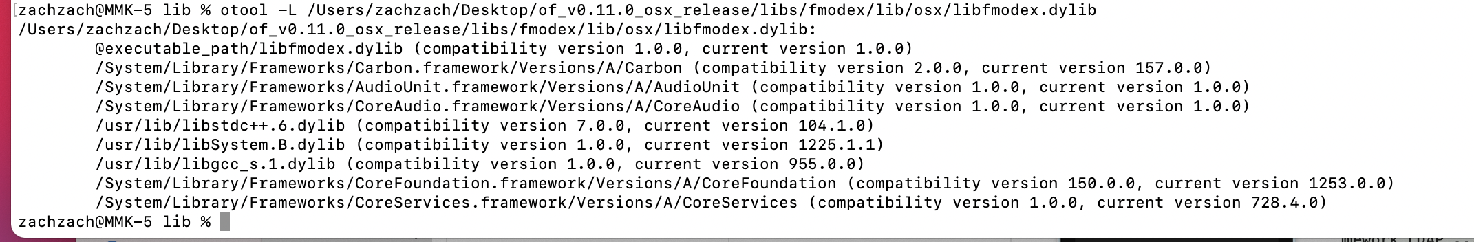 Big Sur / OSX 11.0 linking problem · Issue #6599 · openframeworks/openFrameworks · GitHub