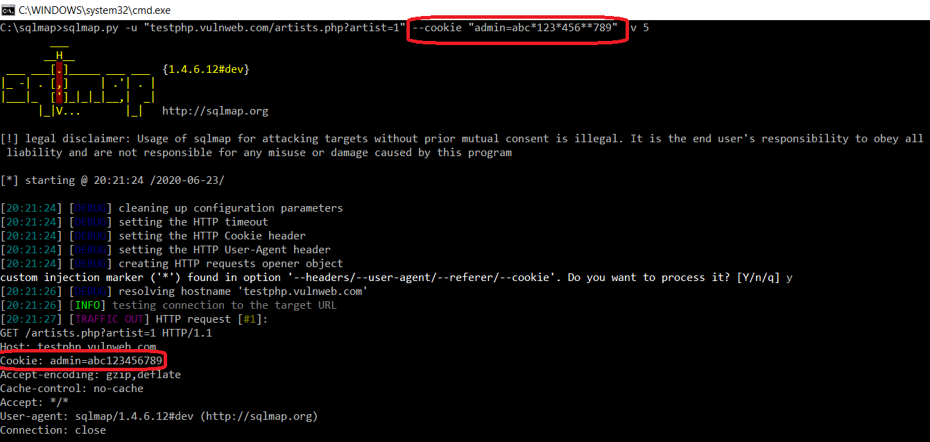 Special character on Cookie was removed by sqlmap · Issue #4242 · sqlmapproject/sqlmap · GitHub