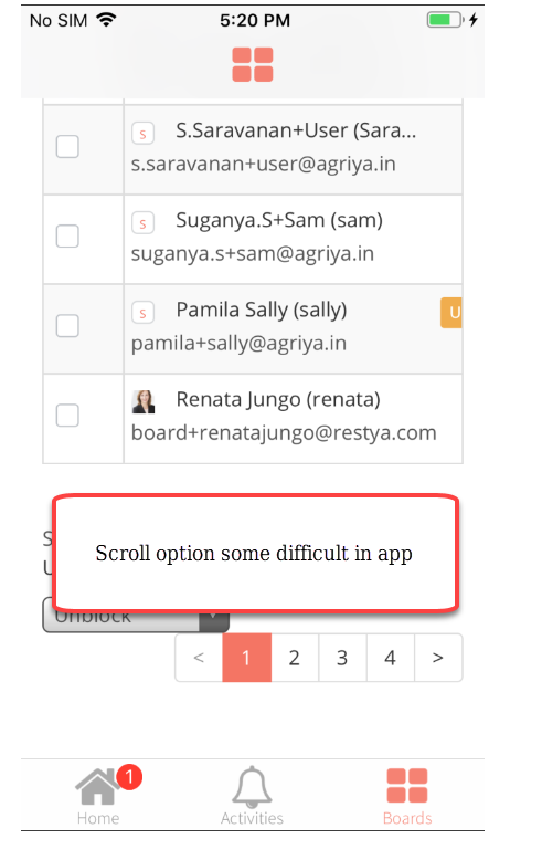 In MyRestyaboards iOS app, Scroll option some difficult in app · Issue ...