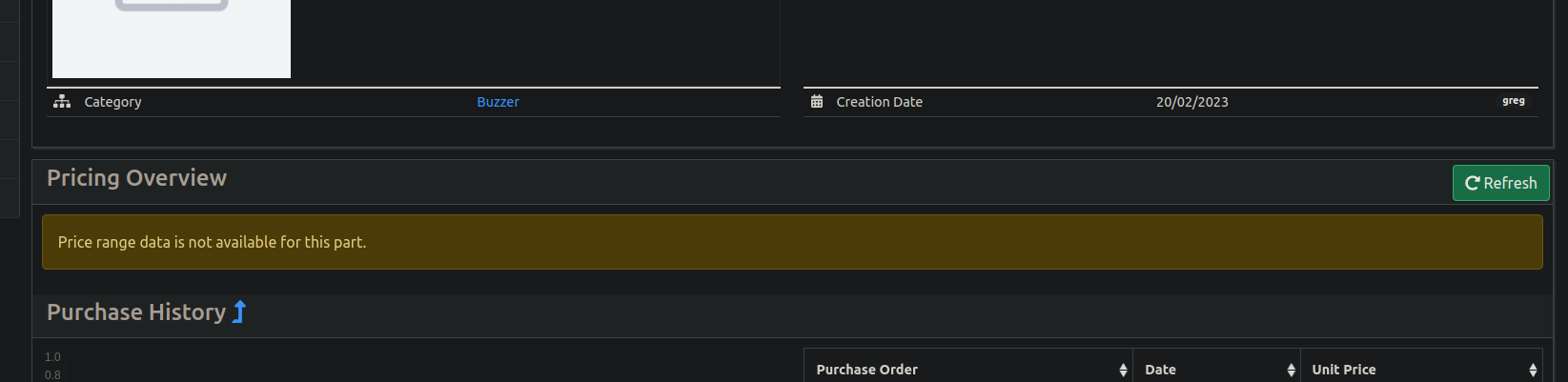 Pricing overview is not automatically refreshed · Issue #4375 · inventree/InvenTree · GitHub