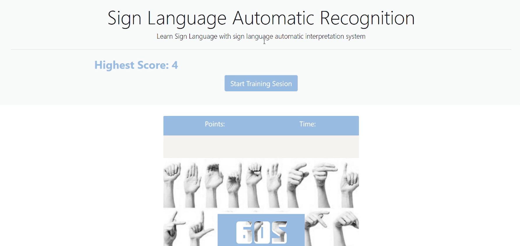 GitHub - miljana-p/Sign-Language-Interpretation-Web-App
