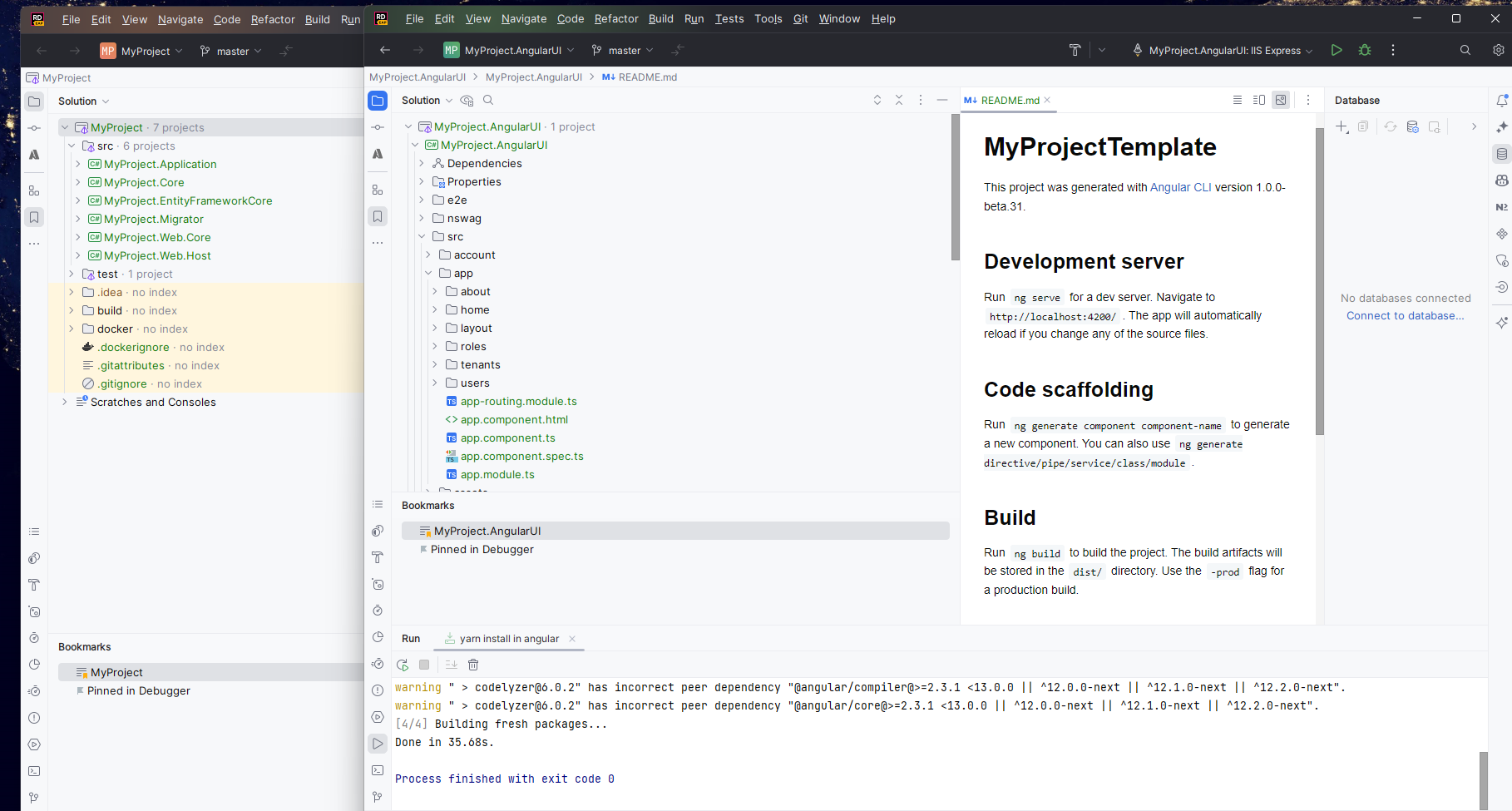Unable to update database - wrong directory reference · Issue #177 · JetBrains/rider-efcore · GitHub