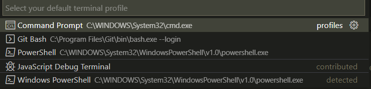 Cygwin terminal not detected in terminal dropdown. · Issue #134812 · microsoft/vscode · GitHub