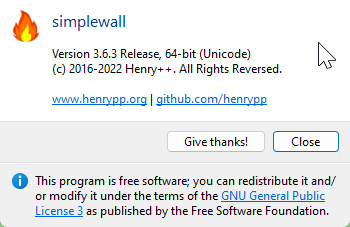 Blank Network alerts · Issue #1009 · henrypp/simplewall · GitHub