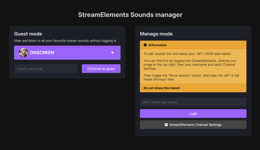 GitHub - damon02/streamelements-store-manager: Managing tool to CRUD ...