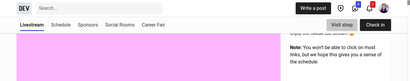 Second navbar on CodeLand is bugged · Issue #9448 · forem/forem · GitHub