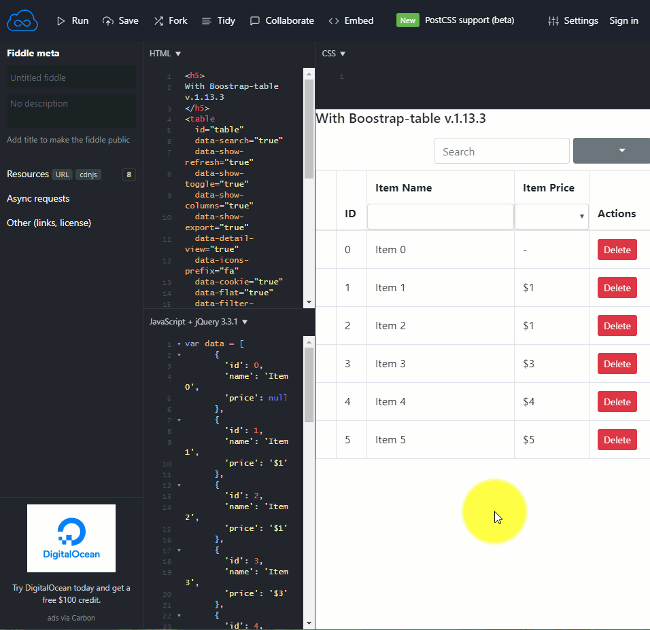 Search Don T Work With Filter Control With V 1 13 3 · Issue 4152 · Wenzhixin Bootstrap Table