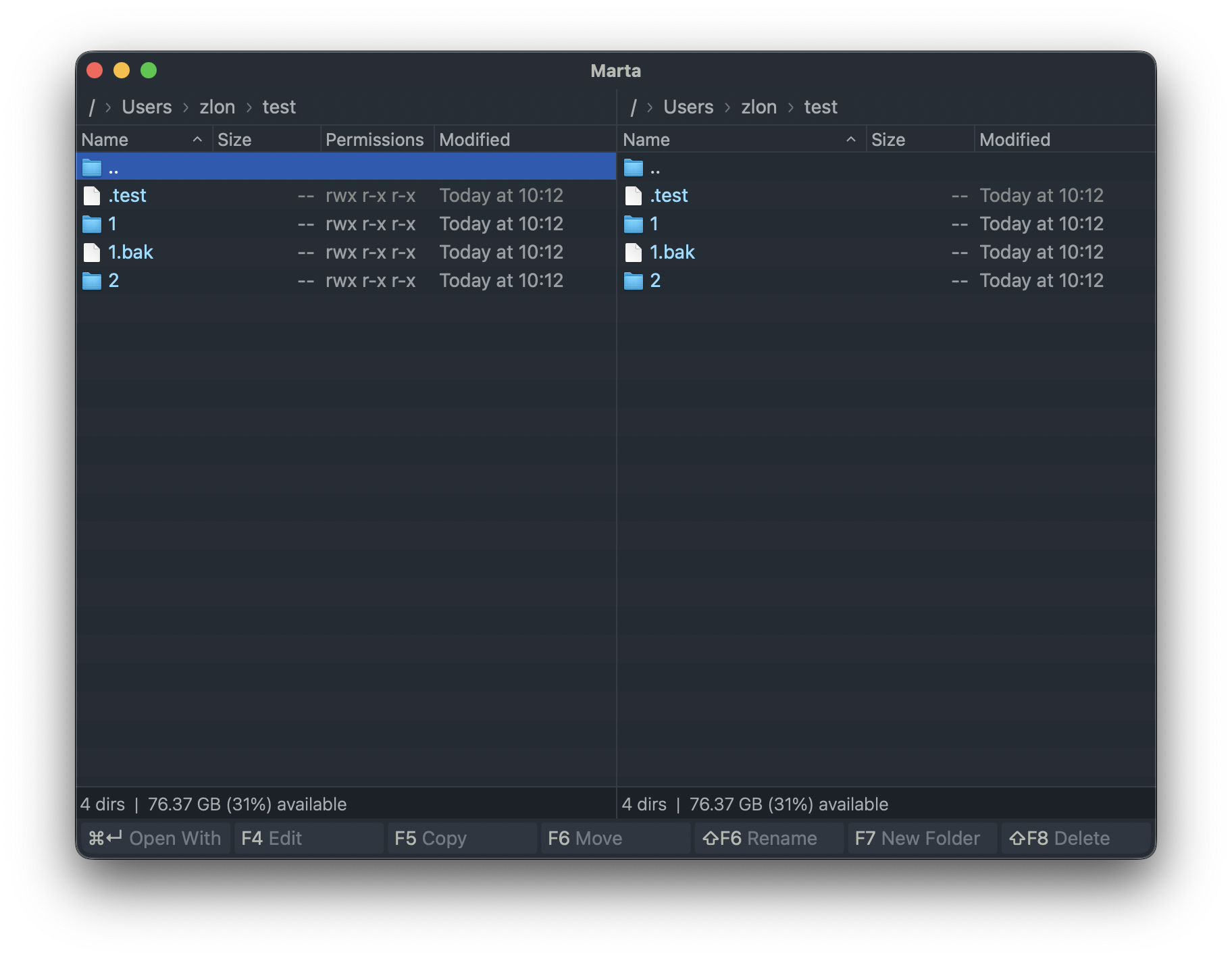 Folders with names containing "." are displayed with the wrong icon · Issue #884 · marta-file ...