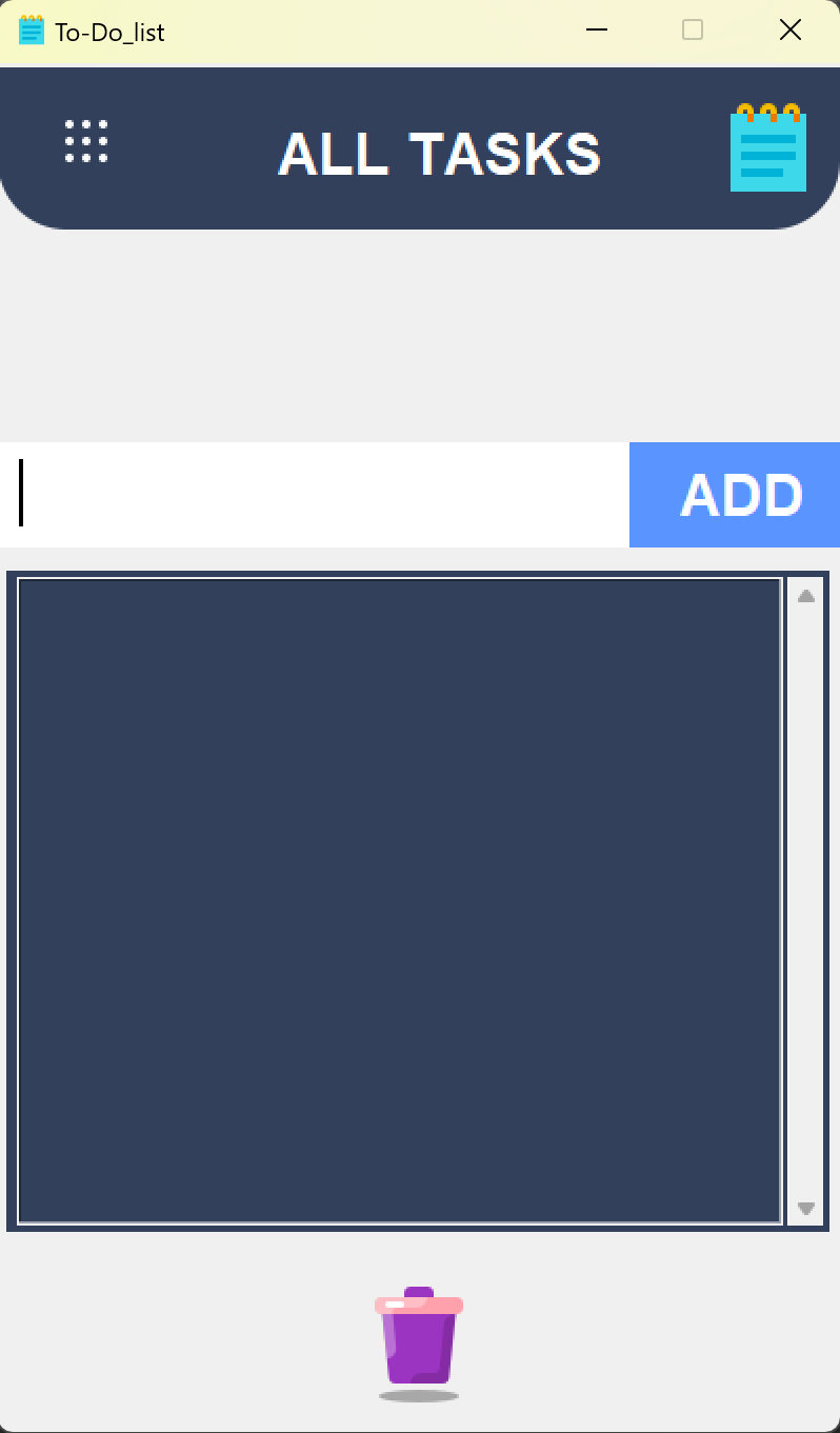 GitHub - Ivaylo1992/to-do-list: To do list made with tkinter.