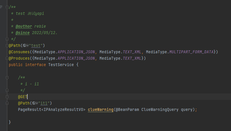 [Question] Dubbo的restfult接口无法读取到参数的备注 · Issue #795 · tangcent/easy-yapi · GitHub