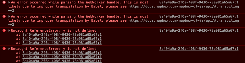 Heatmap Layer crashes (shows and then dies) after deck.gl last update. [GL_INVALID_OPERATION ...