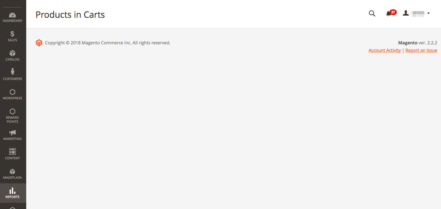 Report Products in Cart · Issue #13407 · magento/magento2 · GitHub
