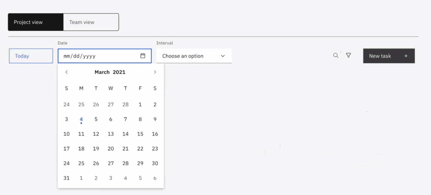 [Feature Request]: Date picker with Today reset button inside calendar · Issue #14003 · carbon ...