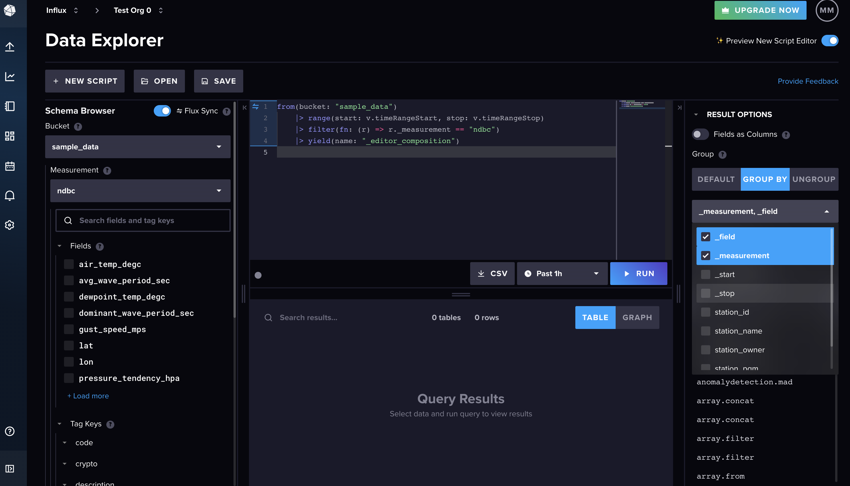 Add search bar to the group option dropdown · Issue #6117 · influxdata/ui · GitHub