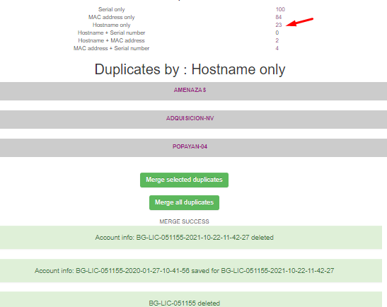 Bug Ocs Duplicates Web Page Not Refreshed After Manual Merge · Issue 1287 · Ocsinventory Ng 