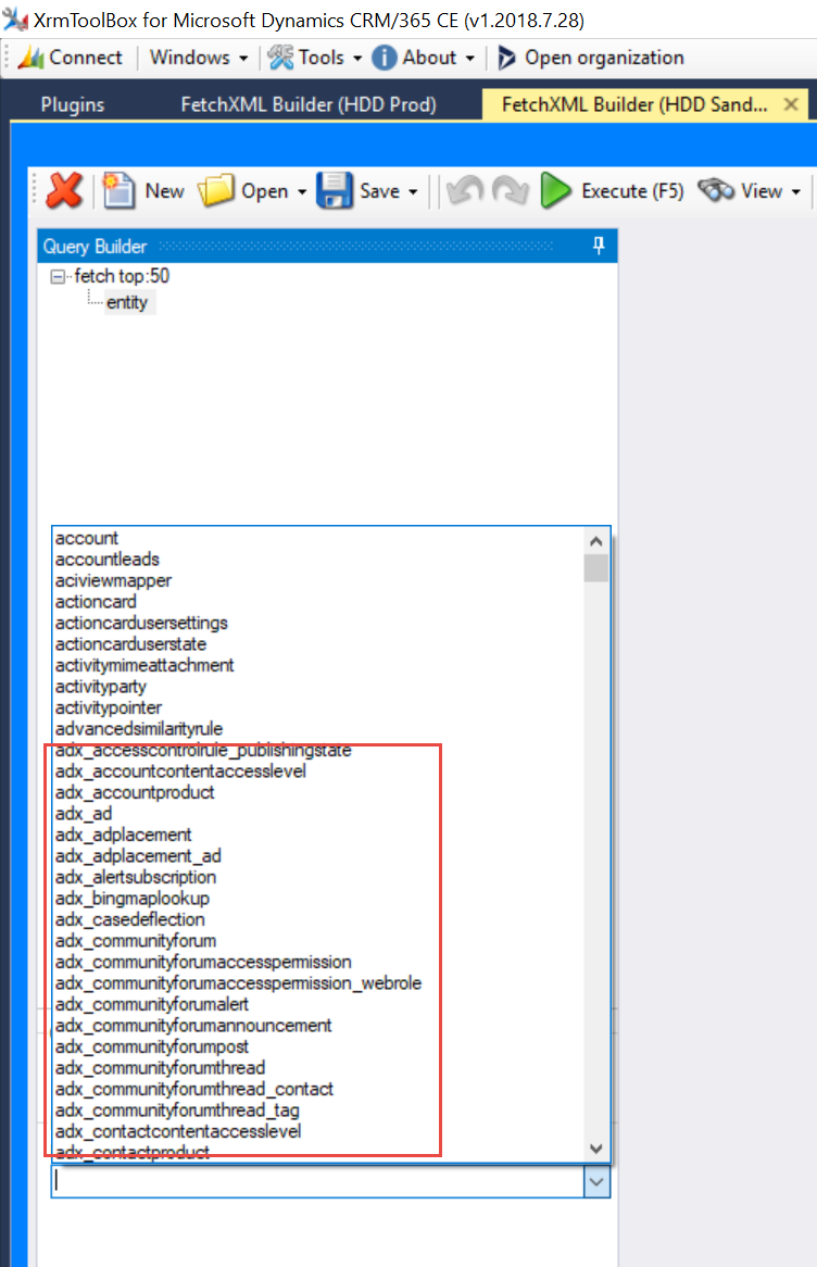 Unable to see custom entities or solutions with custom entities for any plugins in Prod ...