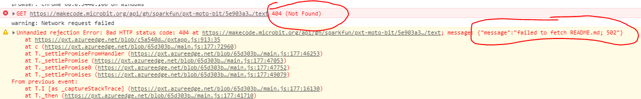Adding packages return 502 or 503 · Issue #1094 · microsoft/pxt-microbit · GitHub