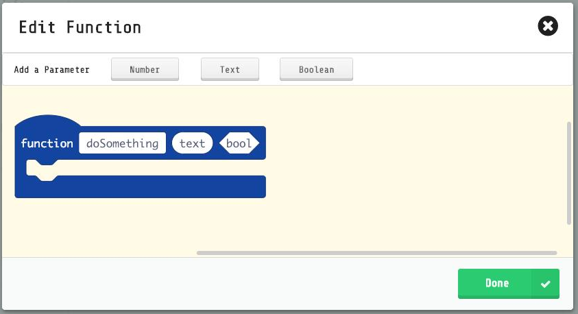 New function editor layout · Issue #744 · microsoft/pxt-arcade · GitHub