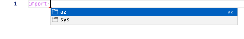 Completion for `import` shows build-in namespaces instead of namespaces ...